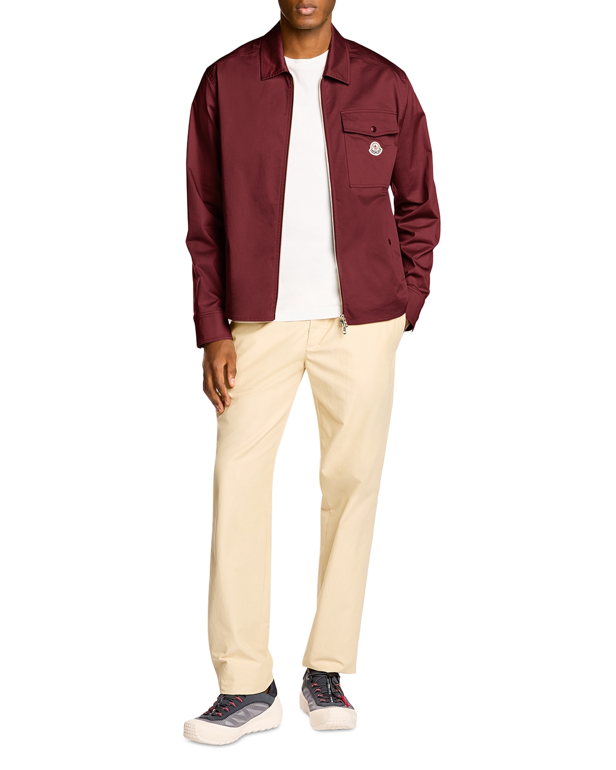 MONCLER Cotton-Blend Gabardine Shirt Jacket